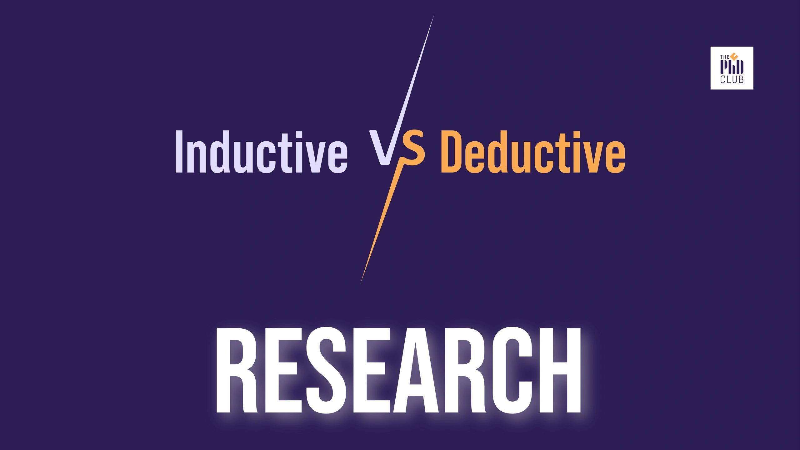 Inductive vs. Deductive research